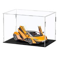 China Retail Acrylic Display Box For Dolls Toys Mirror Surface Collecting Miniature Statues Dust Protection for sale
