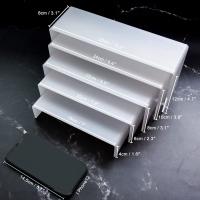 China Shoes Models Acrylic Riser Perspex Display Stand Tabletop Display Risers Perfume for sale