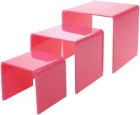 China Acrylic Buffet Risers Display Jewelry Shelf Showcase Figure Collection Cup Cake for sale