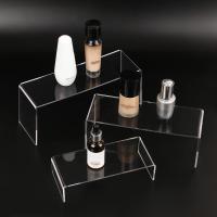 China Acrylic Shoe Risers Display U-Shaped Counter Top Plastic Shelf Risers Toys Bag Cosmetics for sale