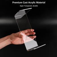 China 2 Inch 12 Inch  Square Acrylic Riser Displays Nesting Clear Display Stand for sale