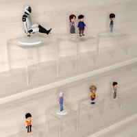 China 2 Inch 12 Inch  Square Acrylic Riser Displays Nesting Clear Display Stand for sale