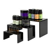 China Food Decorative Acrylic Riser Keyboard Base Display Store Metal Retail Desktop Model Colorful Layered for sale