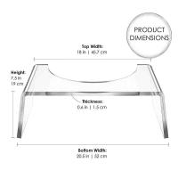 China Monitor Laptop Acrylic Riser Display U-Shaped  Footstool Children'S Toilet Training Aids for sale