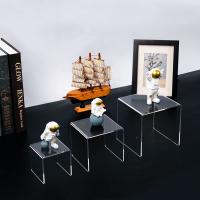 China Stair Clear Acrylic Display Stand Riser Pedestals For Laptop 5mm Thickness for sale