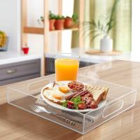China White Extra Large Acrylic Serving Tray Bree Madden Ponto Waves Deny Designs for sale