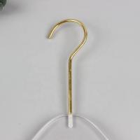 China Ultra Thin Clear Acrylic Clothes Hangers Shirts Skirt Dress Suit for sale