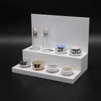 China RECHI Custom OEM retail luxury acrylic organizer holder rack display stand for cosmetic makeup skin care products for sale