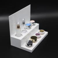China RECHI Custom OEM retail luxury acrylic organizer holder rack display stand for cosmetic makeup skin care products for sale