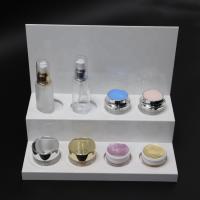 China RECHI Custom OEM retail luxury acrylic organizer holder rack display stand for cosmetic makeup skin care products for sale