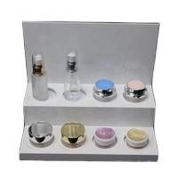 China RECHI Custom OEM retail luxury acrylic organizer holder rack display stand for cosmetic makeup skin care products for sale