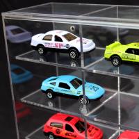 China Model Car Acrylic Showcase Sheet 1/64 Diecast Model Car Case For Store Retail Shops Office for sale