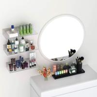 China Clear Acrylic Display Shelf Stand J Shelf For Slat Walls Front Lip Popular Acrylic Stand Supplier for sale