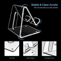China Mobile Cell Phone Display Holder Stand Holder Universal Mini Portable Clear View Desktop for sale