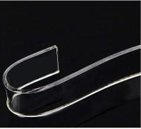 China Acrylic Shoe Display Stand Support Props Sandals Elastic Lace PMMA Racks For Store for sale