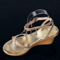 China Acrylic Shoe Display Stand Support Props Sandals Elastic Lace PMMA Racks For Store for sale
