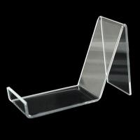 China Transparent Acrylic Stand Sandals Acrylic Shoe Rack Store Display Support  Clear for sale