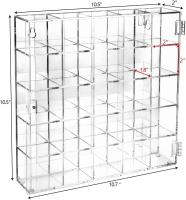 China Retail Product Acrylic Display Case Wall Mount Car Model Acrylic Display Rack Doll for sale