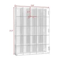 China Shelf Acrylic Cabinet Car Model Mini Doll Collection Bracket Plastic Doll Display Case Large for sale