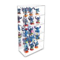 China Acrylic Perspex Jewellery Display Stands Retail Wallet Shop Nail Polish Perfume Case With Shelves for sale