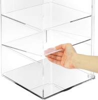 China Plexiglass Shop Handbag Wallet Acrylic Doll Display Case Shelf Cosmetic Display Rack Toys for sale