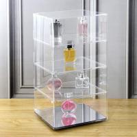 China Plexiglass Shop Handbag Wallet Acrylic Doll Display Case Shelf Cosmetic Display Rack Toys for sale