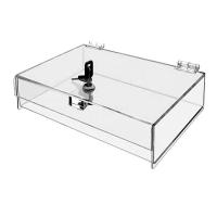 China Factory custom acrylic box with lock acrylic new arrival acrylic storage box for sale