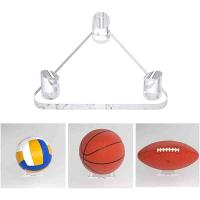 China Clear Plastic Acrylic Basketball Display Case Holder Transparent Round Pedestal Gemstone Baseball for sale
