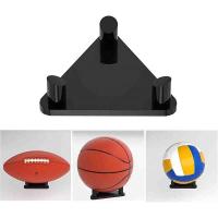 China Clear Plastic Acrylic Basketball Display Case Holder Transparent Round Pedestal Gemstone Baseball for sale