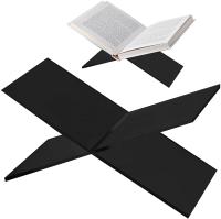 China Clear Acrylic Book Holder Open Shelf For Portable Assembly Bookstand Acrylic Stand Design for sale