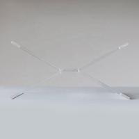 China Clear Acrylic Book Holder Open Shelf For Portable Assembly Bookstand Acrylic Stand Design for sale