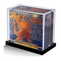 China Acrylic Booster Pack Box Display Case Crystal Protective Case Transparent Storage Box for sale