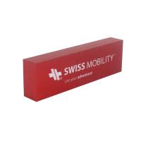 China Acrylic Cube Display Stand Solid Frosted Colored Brand Logo Block 7