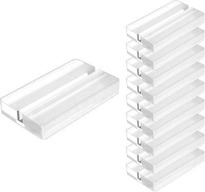 China Acrylic Block Display Stands Place Card Slot Stand Table Number Card Holder 3.15x1.9