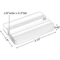 China Acrylic Block Display Stands Place Card Slot Stand Table Number Card Holder 3.15x1.9