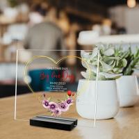China Black Acrylic Display Stands Card Sign Holder Placing Position Mark Of The Card Clamp Slot for sale