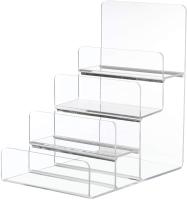 China Acrylic Jewelry Display Stand Wallet Rack 4 Layer Spectacles Shop Rack for sale