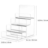 China Acrylic Jewelry Display Stand Wallet Rack 4 Layer Spectacles Shop Rack for sale