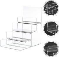 China Acrylic Jewelry Display Stand Wallet Rack 4 Layer Spectacles Shop Rack for sale