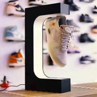 China floating magnetic shoe display sneaker levitation Suspension Acrylic Advertising for sale
