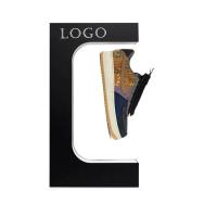 China floating magnetic shoe display sneaker levitation Suspension Acrylic Advertising for sale