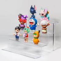 China Acrylic vertical display stand 4-layer display stand, suitable for Amiibo Funko POP characters for sale