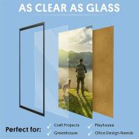 China 5*7 Inch Organic Glass Plate 10 Pieces Display Racks for Home or Office Decor for sale