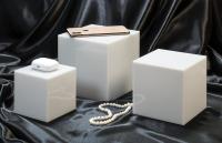 China 5-Sided Acrylic Cube Stand Tube Display Box Acrylic Square Cube Display Base for Collectibles Acrylic Display Racks for sale