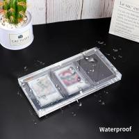 China Acrylic Holder Display Card Stand Cross Border 35pt TCG Three Frame Magnetic Transparent Cartoon for sale