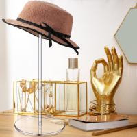 China Transparent Acrylic Display Rack Hat Stand For Elegant Hat Showcase 13.8x5.9