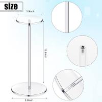 China Transparent Acrylic Display Rack Hat Stand For Elegant Hat Showcase 13.8x5.9