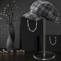 China Transparent Acrylic Display Rack Hat Stand For Elegant Hat Showcase 13.8x5.9