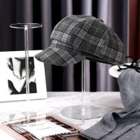 China Transparent Acrylic Display Rack Hat Stand For Elegant Hat Showcase 13.8x5.9