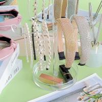 China Acrylic Headband Display Rack Stand Transparent Holder For Storage 10.2x7.8x5.9